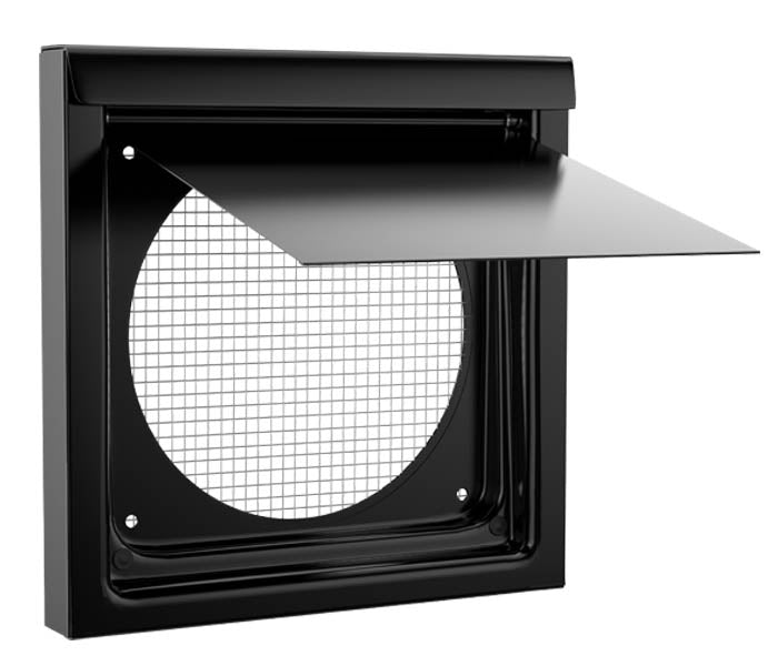 Inovate 6-Inch Low-Profile Exhaust Wall Vent - Powdered-Coated Finish ...